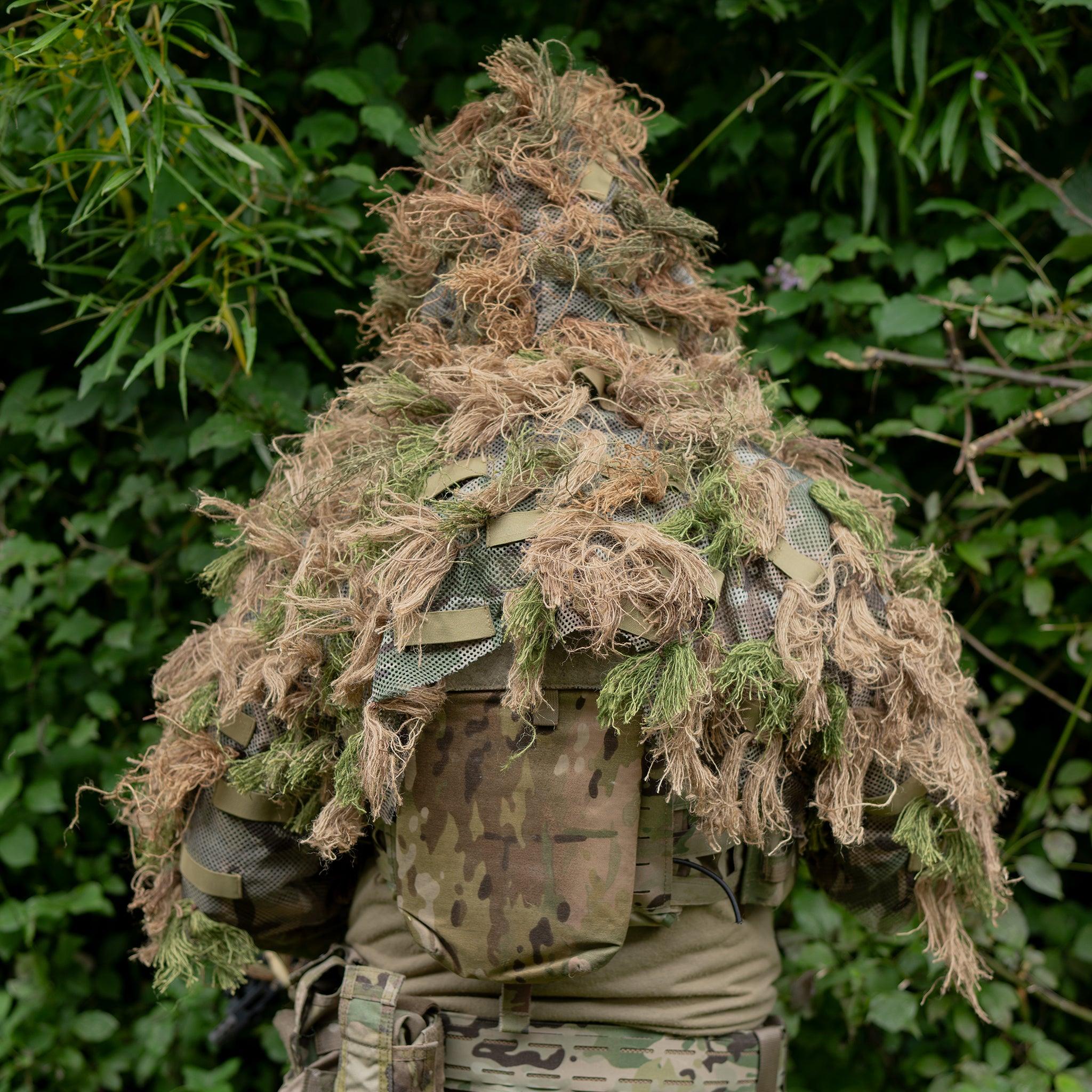 Zero Alpha Designs Head and Shoulders Ghillie – Milspec Tailor